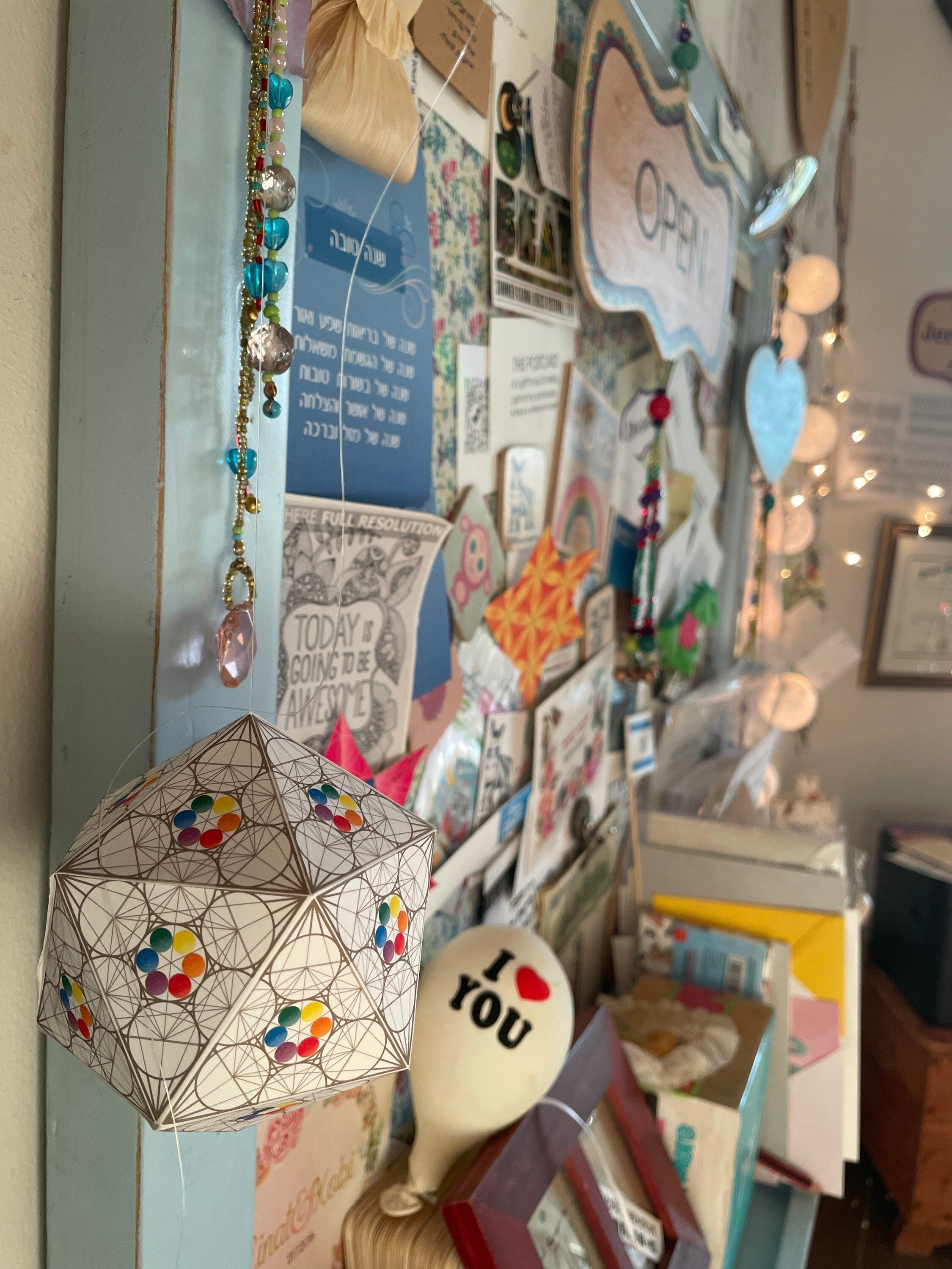 Icosahedron 3D Papercraft Template Pdf-platonic Solids-printable Model ...