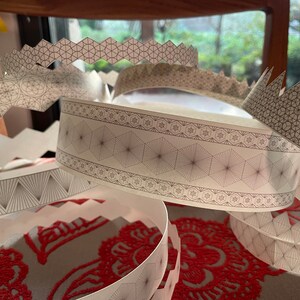 Paper Crown Template to Color-geometric Royal Majestic Crowns-purim ...
