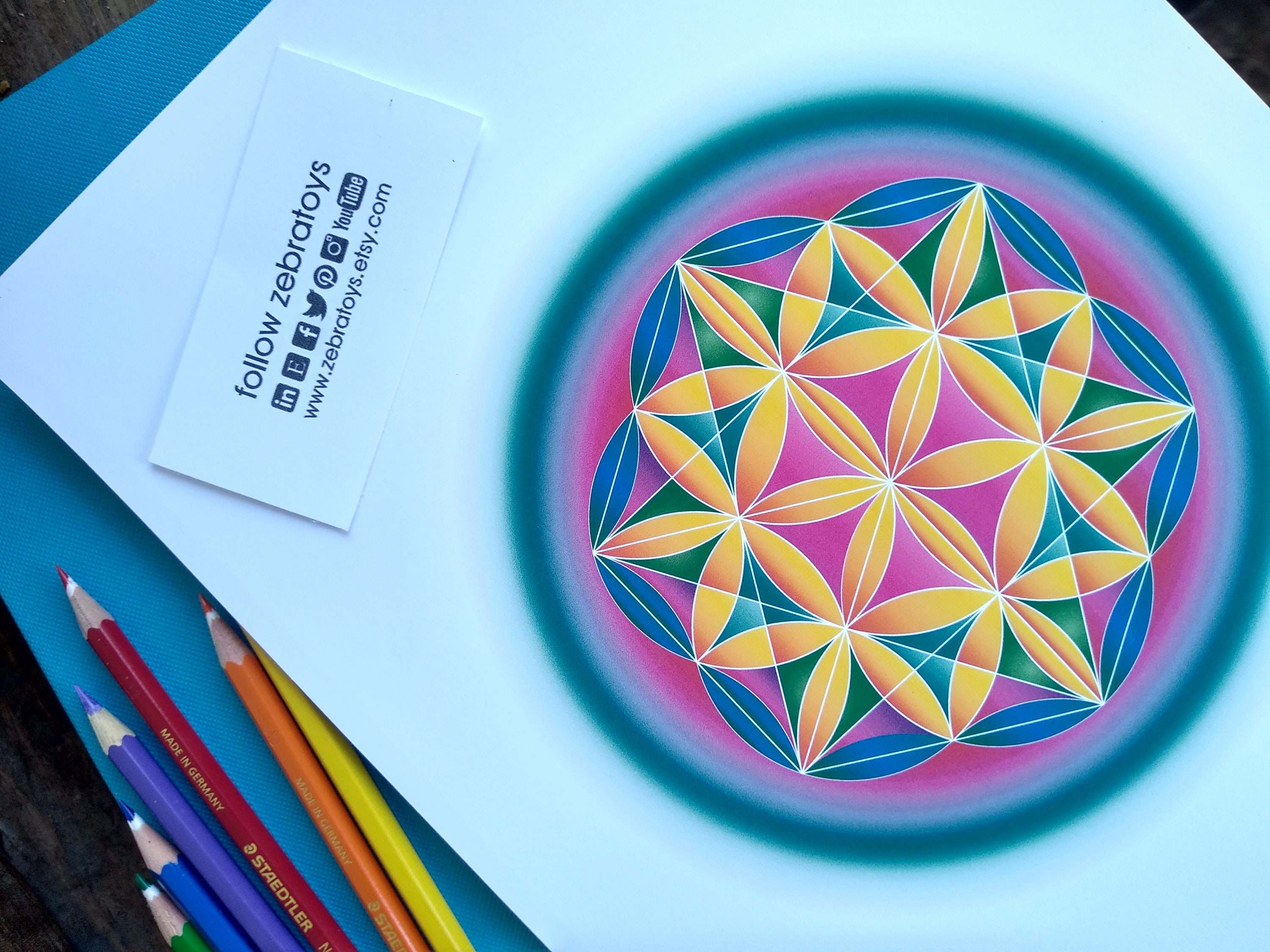 Sacred Geometry Soul Art Poster Print-ancient Symbols-secret Elements ...