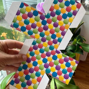 3D Cube Papercraft Model-hexahedron-printable PDF Template-platonic ...