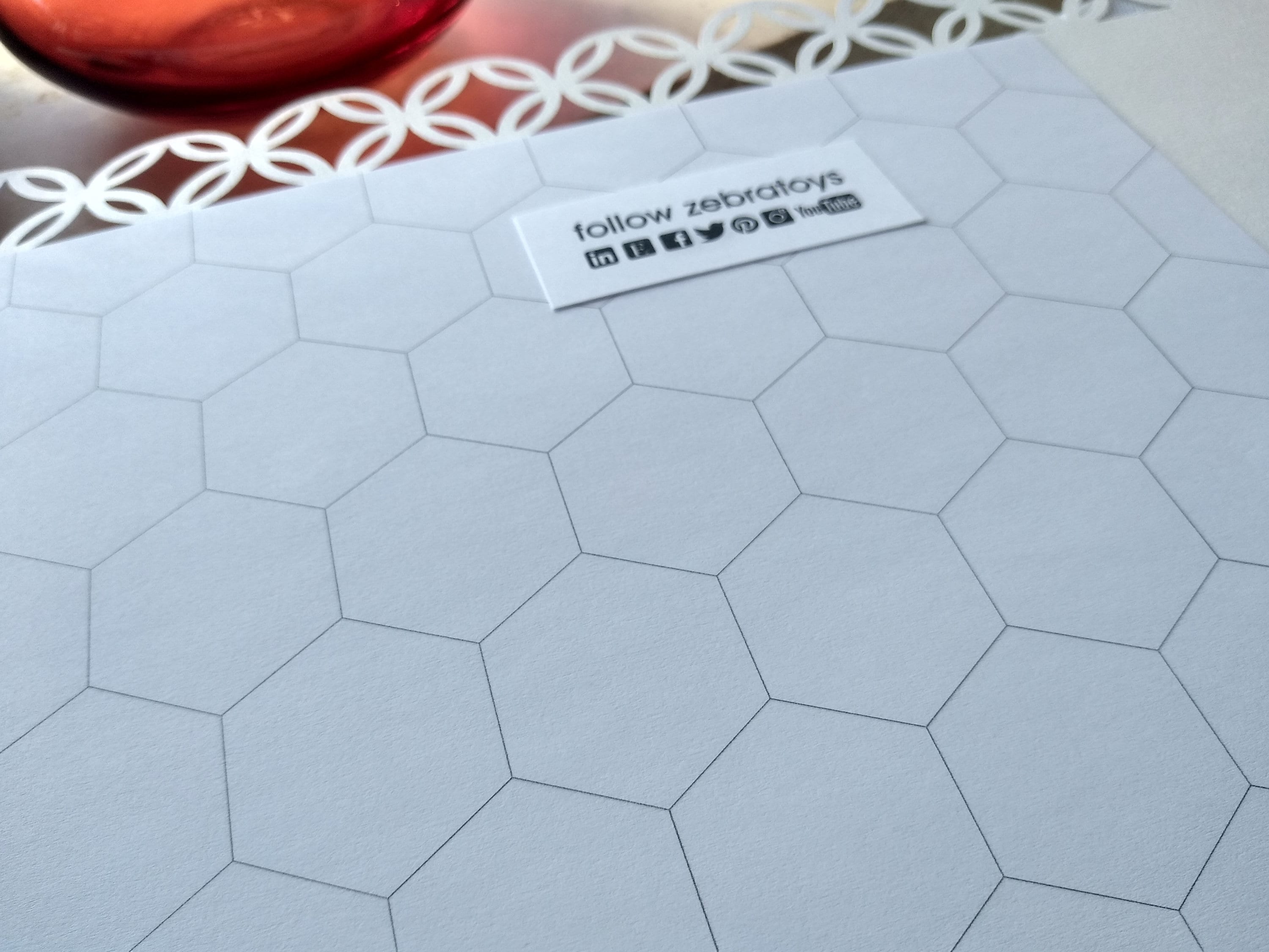 Large Hexagons Pattern Coloring Page-color Geometric Shapes Patterned ...