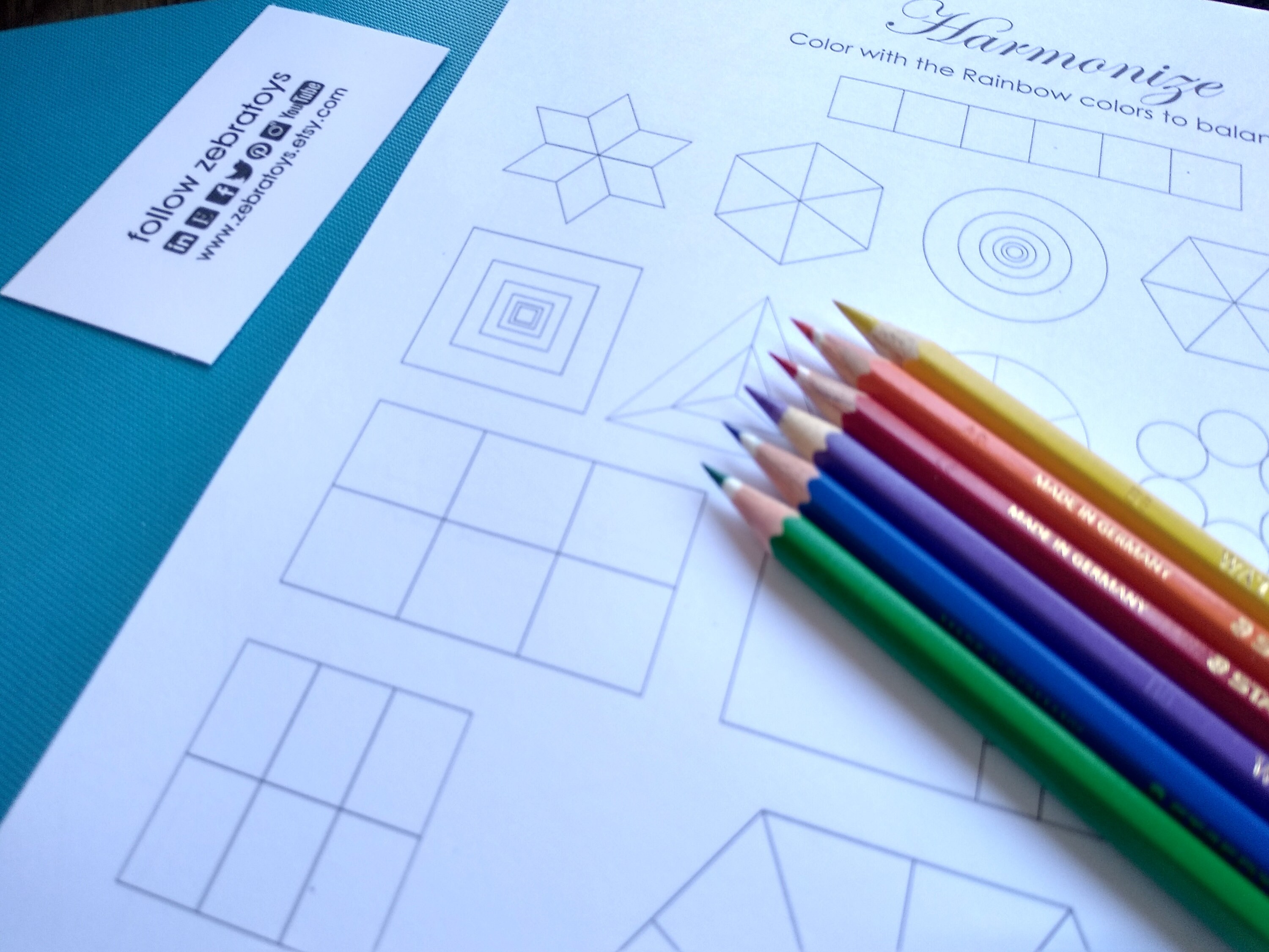 Print Rainbow Color Charts Templates to Harmonize-blank Add Rainbow ...