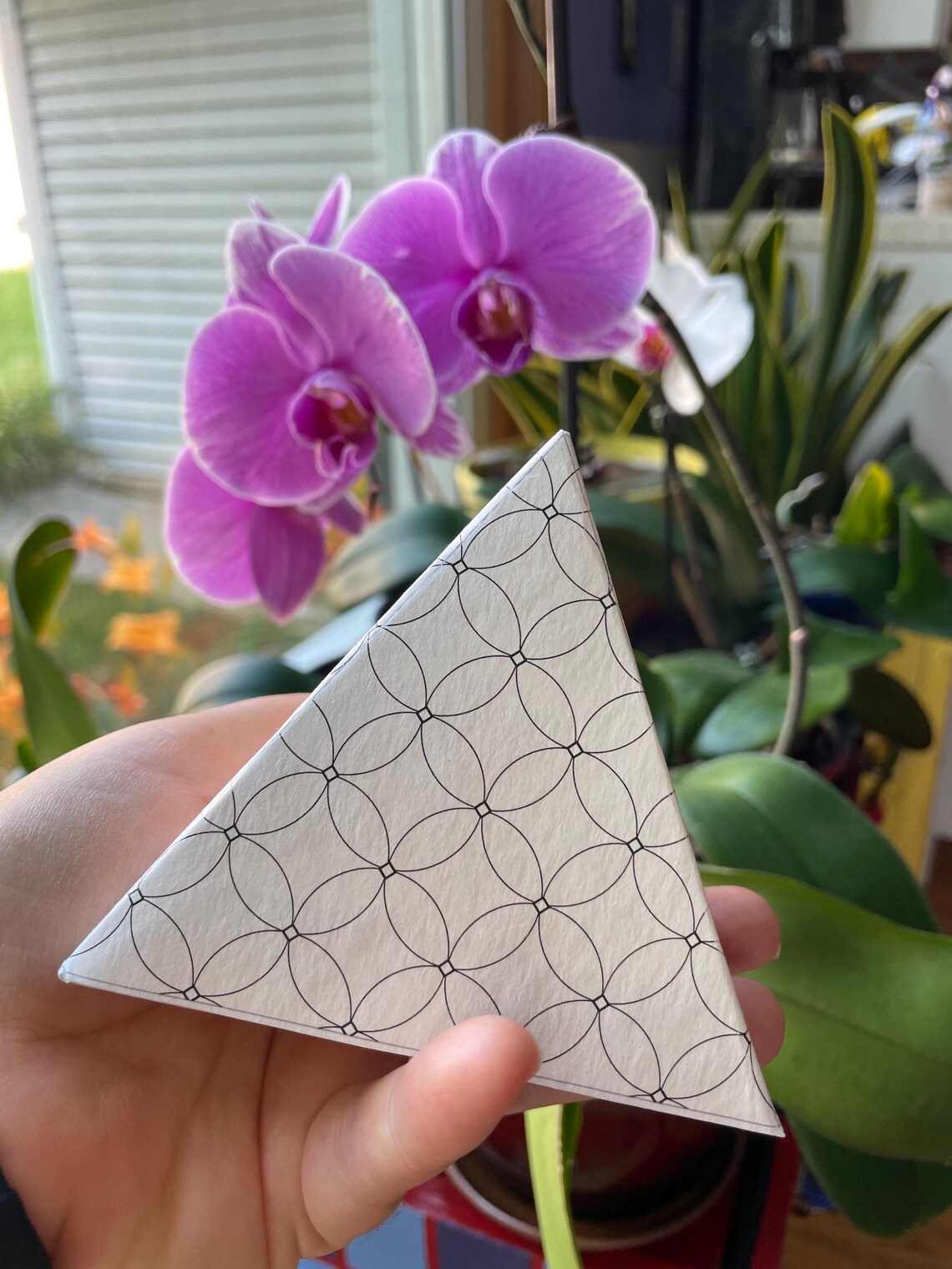 Tetrahedron Paper Craft 3D Template-home Décor Gift Ideas-platonic ...