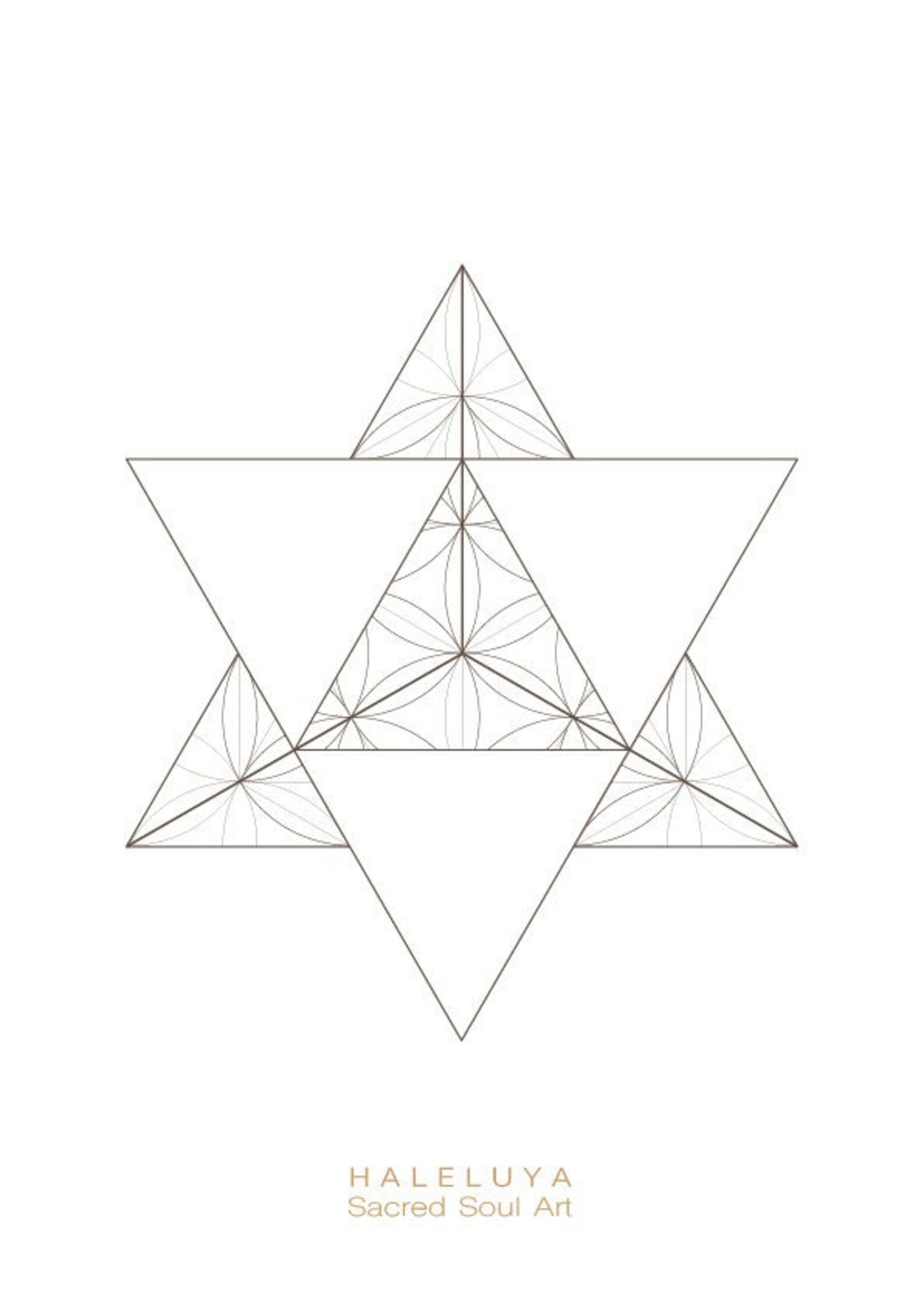 Merkaba מרכבה Merkavah Coloring Page-star Tetrahedron-wall Décor Art ...