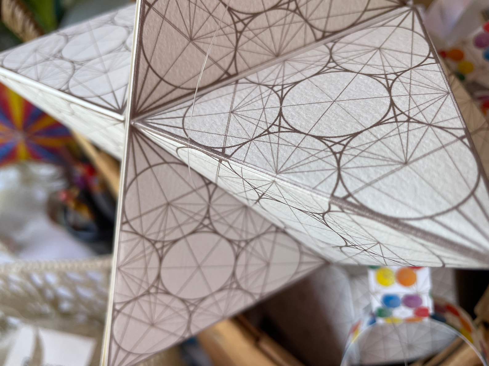 Merkaba 3D Papercraft Merkavah Template-pdf-printable DIY Model ...