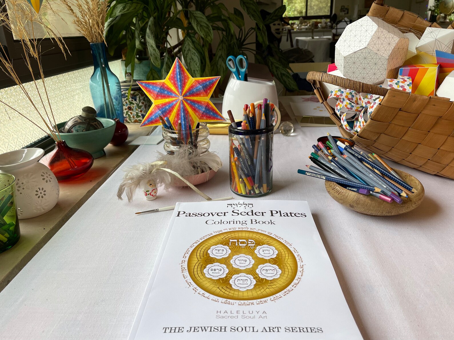 Passover Seder Plates Coloring Book-the Jewish Soul Art Series-amazon ...