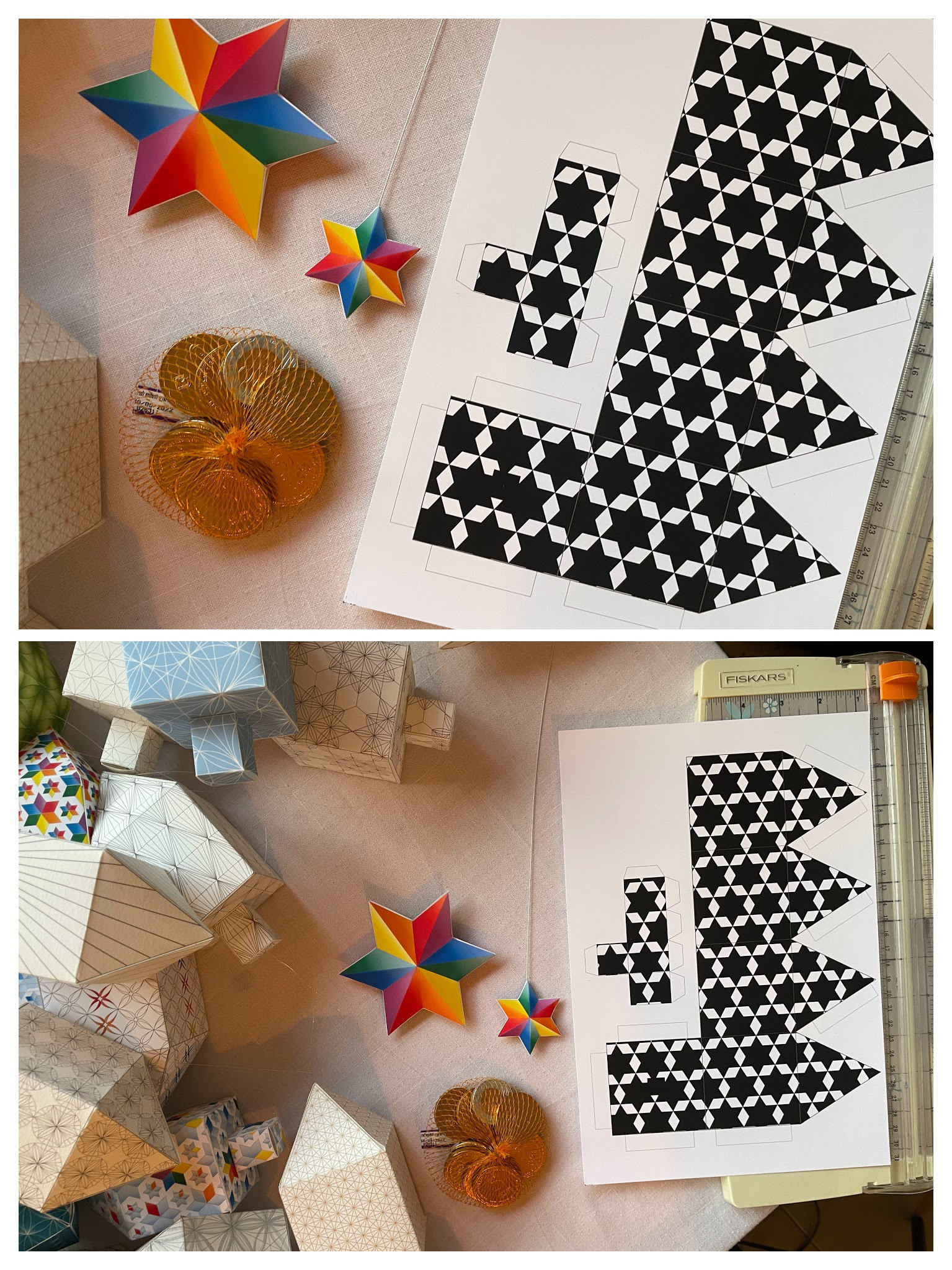 Dreidel Black and White Paper Template Craft Gift Box Hanukkah-3d Model ...