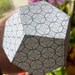 Dodecahedron Paper Craft 3D Template Pdf-platonic Solids-ornament ...