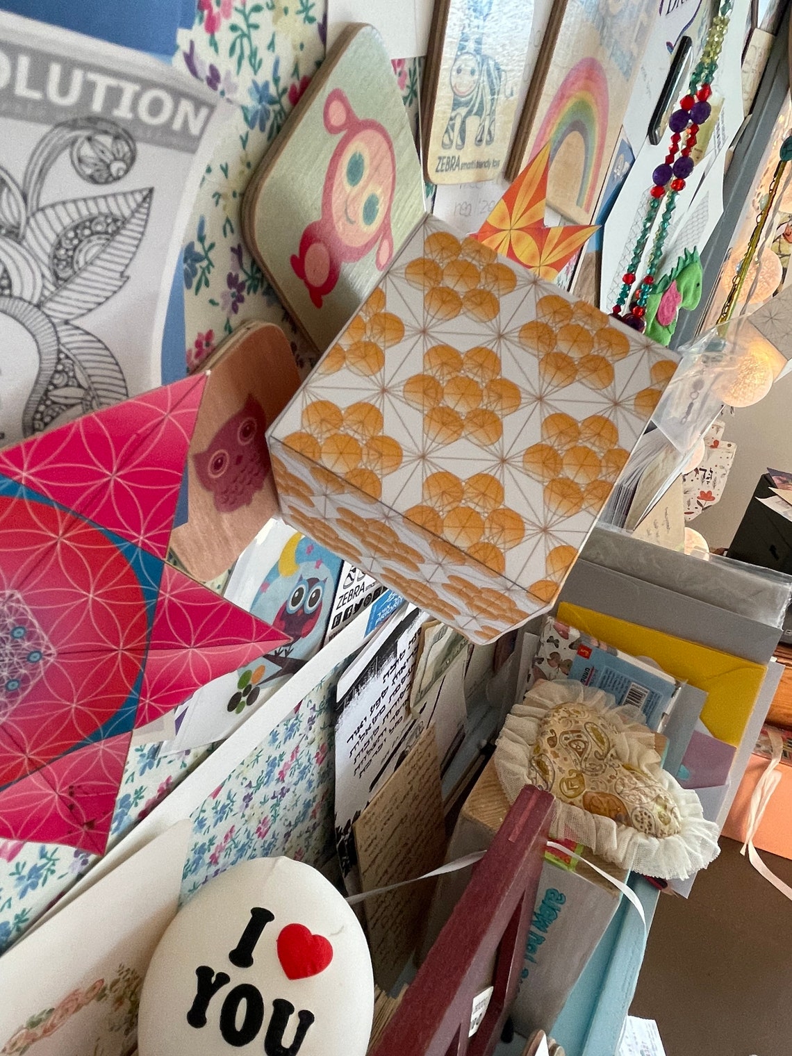 Hexahedron 3D Cube Papercraft Template-honey-pdf-platonic Solids ...