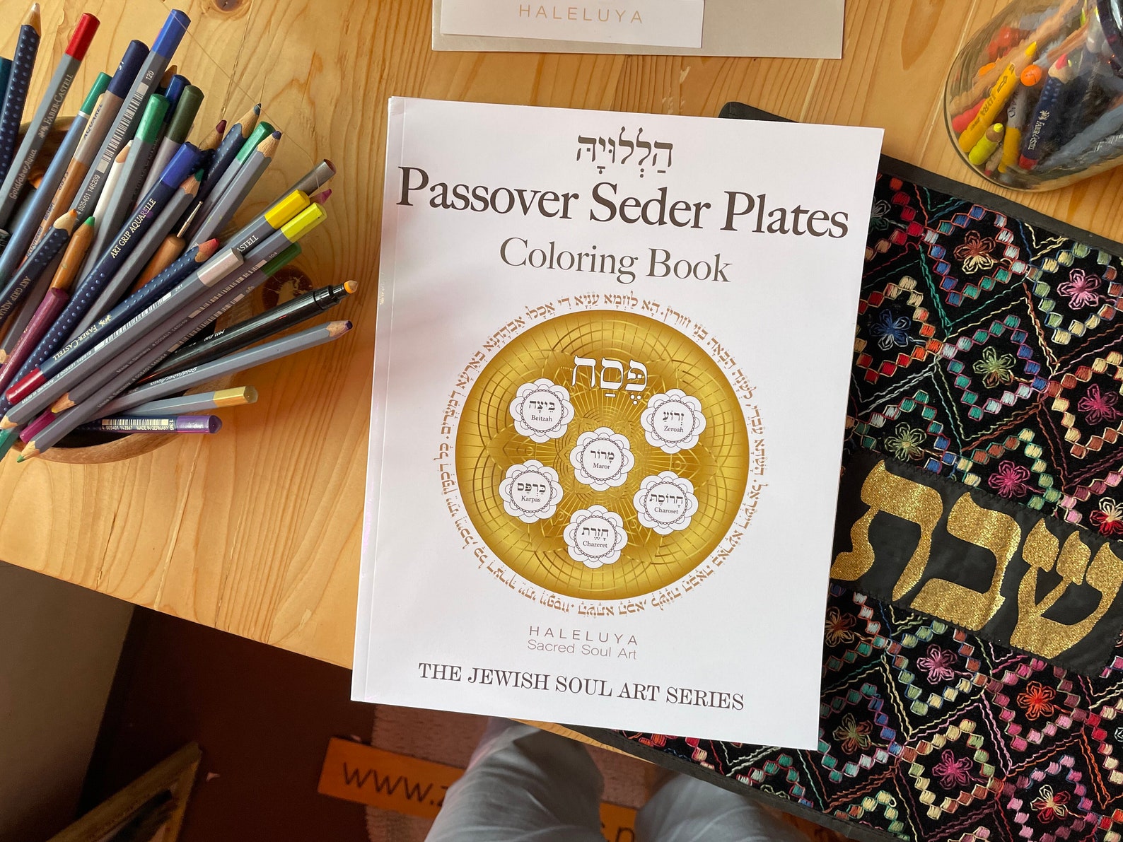 Passover Seder Plates Coloring Book-the Jewish Soul Art Series-amazon ...