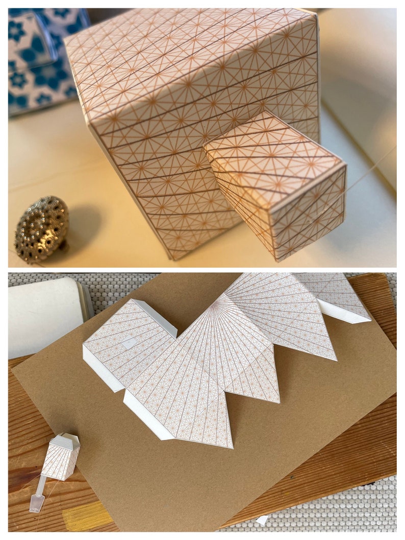 Blank Paper Craft Dreidel Hanukkah Gift Box Template-3d Model-holiday ...