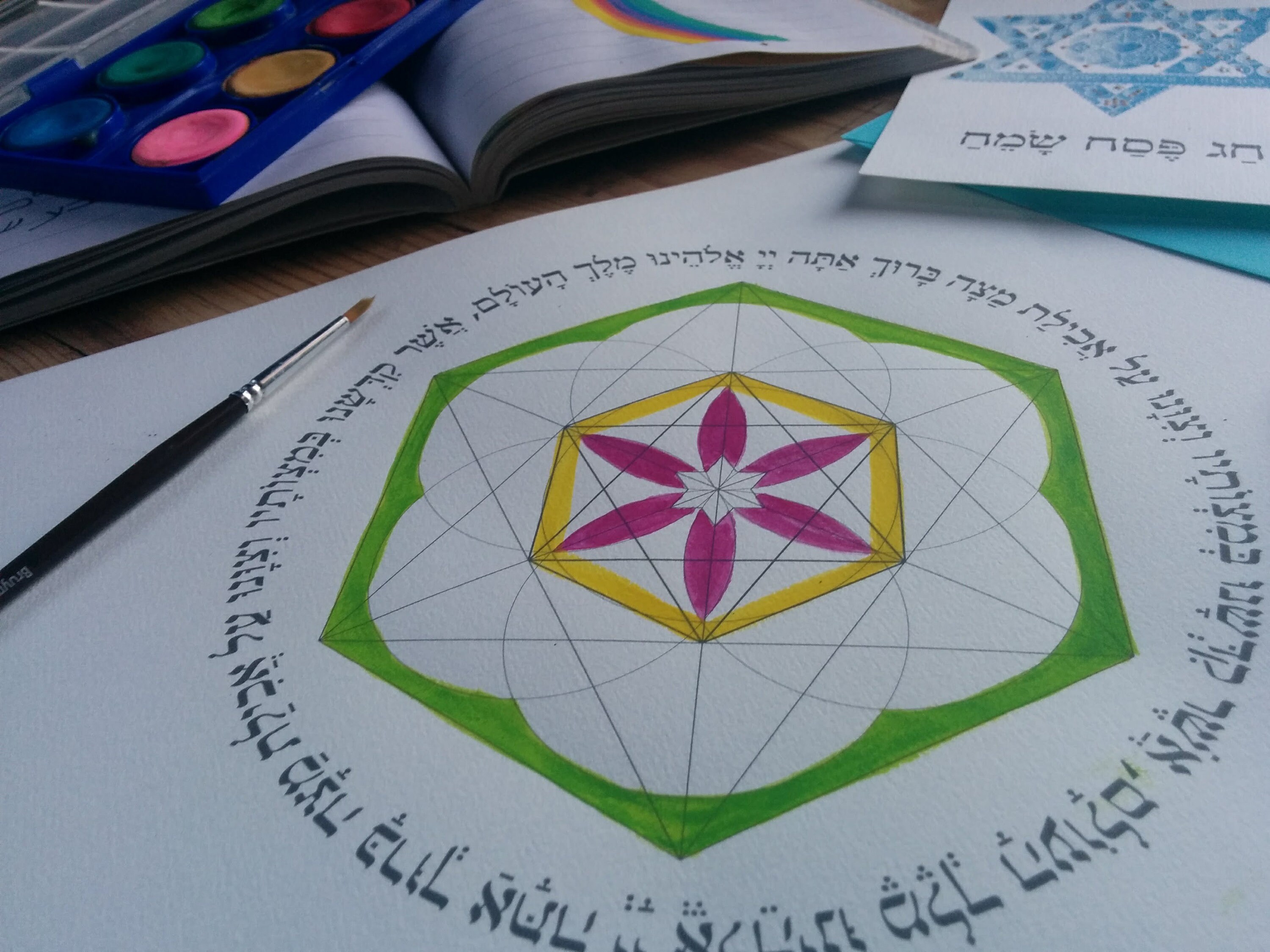 Matzah Blessing Passover Seder Coloring Page-pesach Haggadah | Etsy