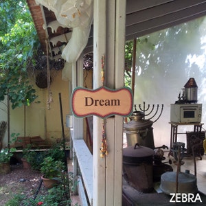 Dream-wall Decor-wood Sign-wall Decoration-home Décor-positive - Etsy