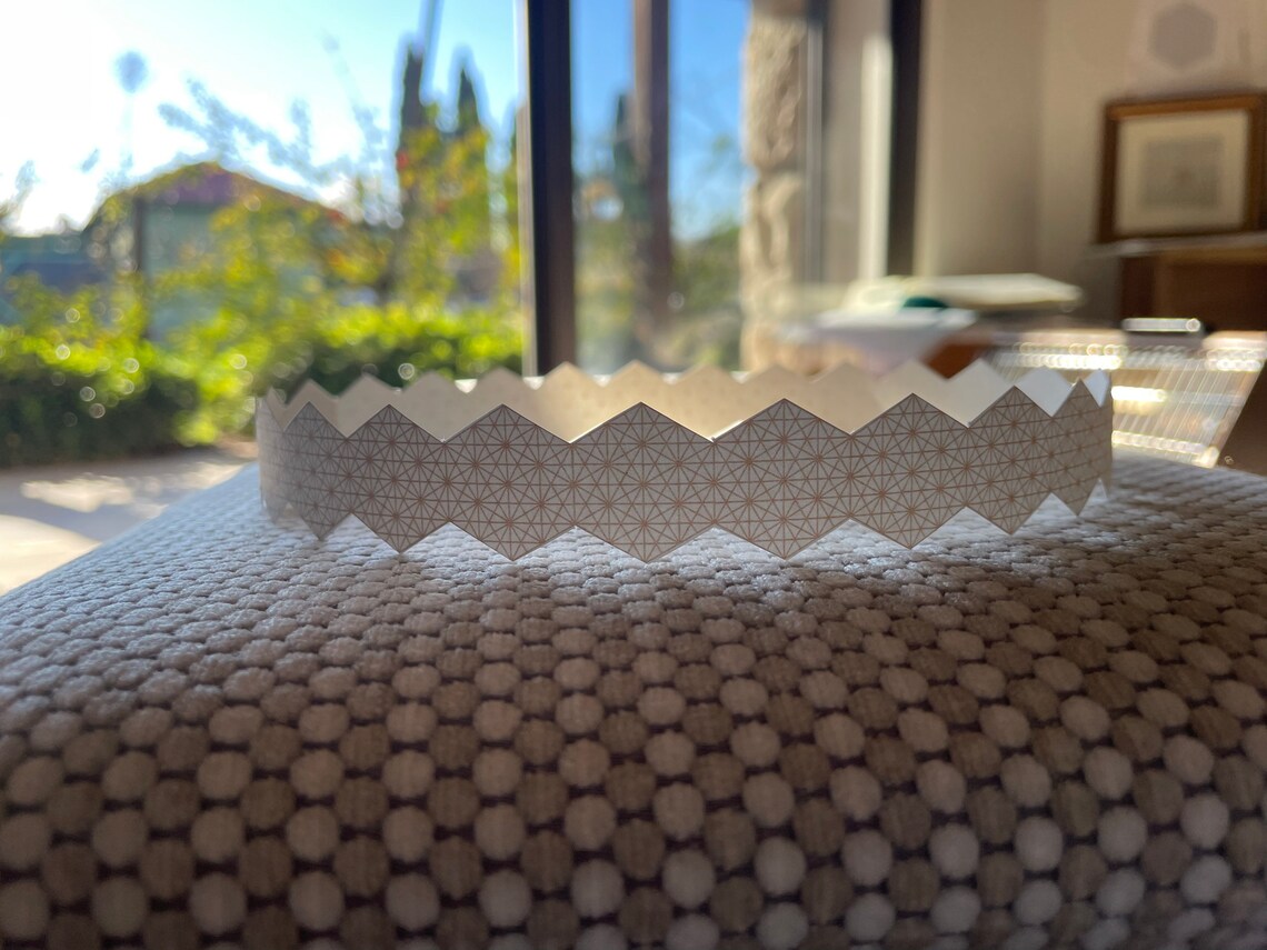 Cosmic Gold Paper Crowns-template-sacred Geometry Glow-royal - Etsy