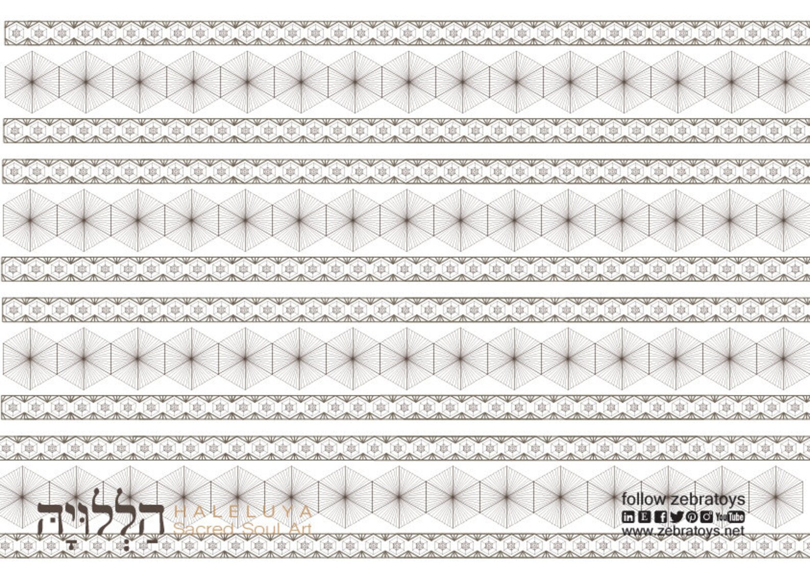 Paper Crown Template to Color-geometric Royal Majestic Crowns-purim ...