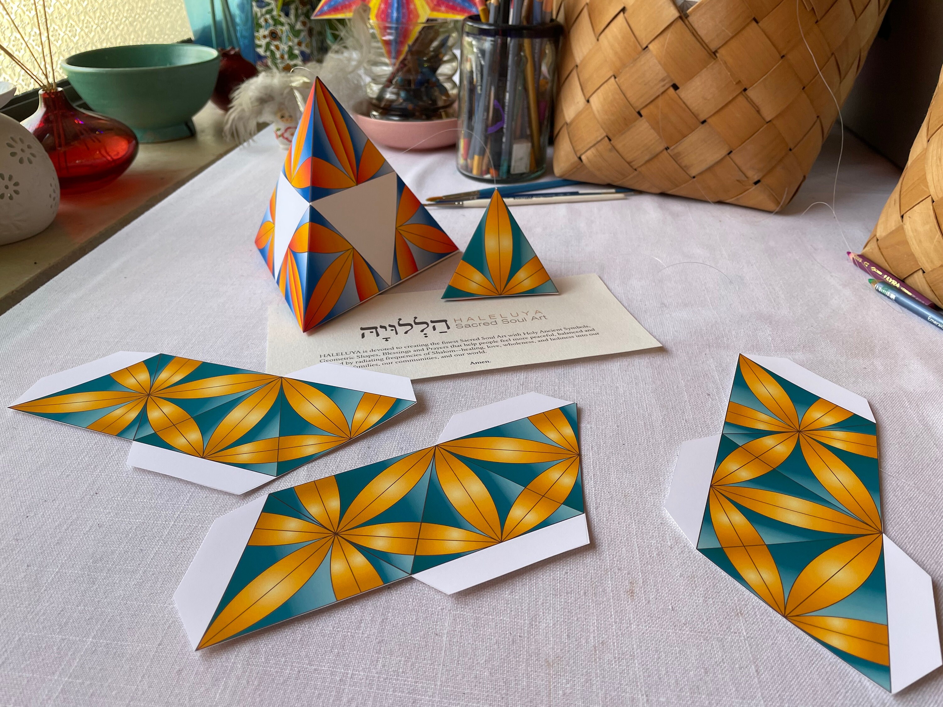 Merkaba 3D Papercraft Merkavah DIY Template-printable PDF - Etsy Australia