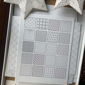 20 Geometric Patterns Squares-printable-patterned Square Coloring Page ...