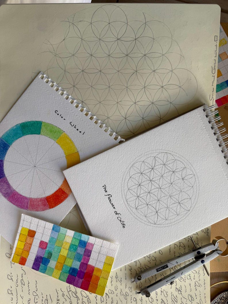 Haleluya’s Sacred Geometry Art Drawing Hub-1 Live Online Meetup-draw ...