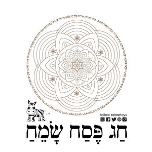 Jewish Holiday Coloring Book-5 Printables-rosh Hashanah-passover ...