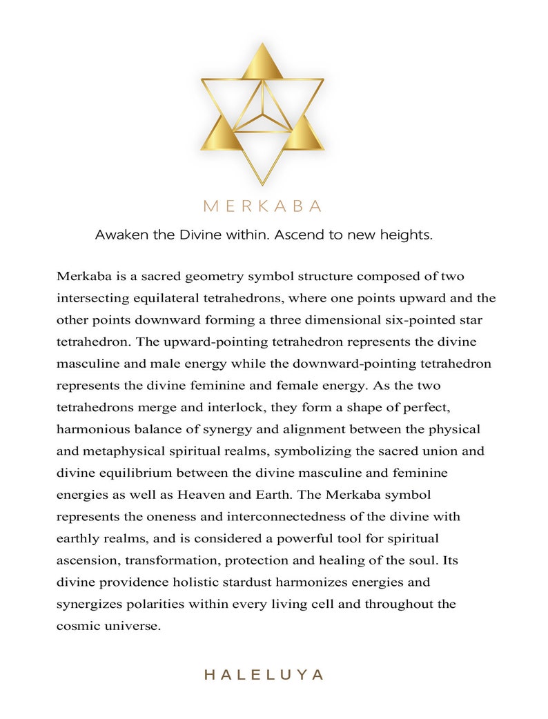 Kabbalah Merkaba Merkabah Merkavah-geometric Wall Art Décor-sacred ...