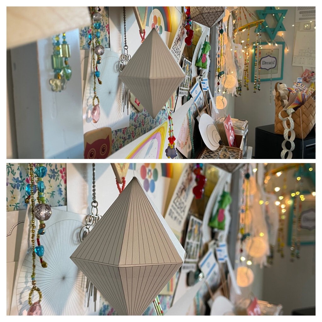 Crystal Paper Model-3d Papercraft DIY Template-printable Décor-craft ...