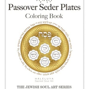 Passover Seder Plates Coloring Book-the Jewish Soul Art Series-amazon ...