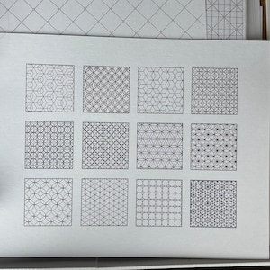 Geometric Squares Patterns Printable-blank Patented Square Coloring ...