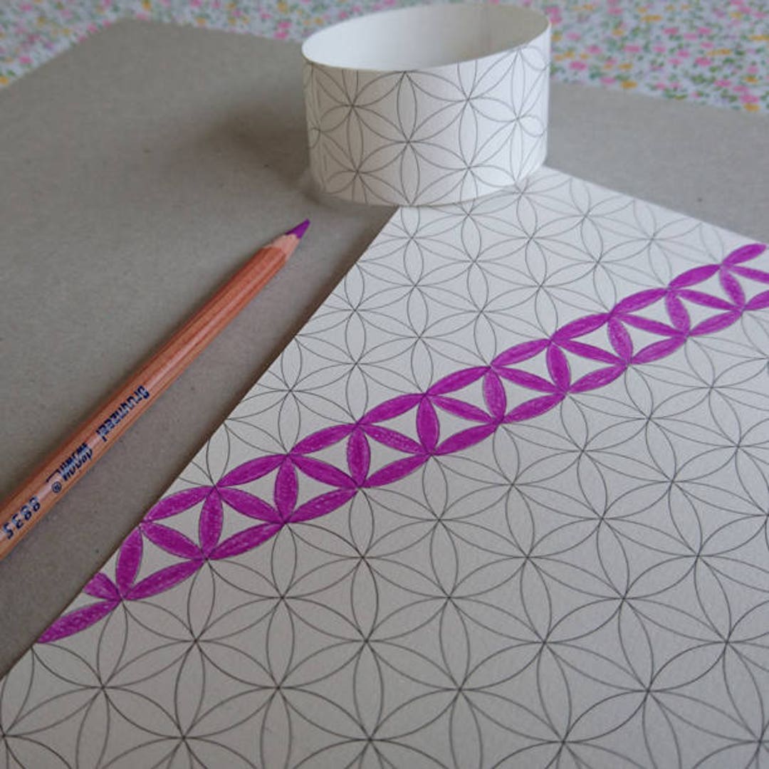 Sukkah Decorations-sukkot Paper Chains-holiday Crafts-flower of Life ...