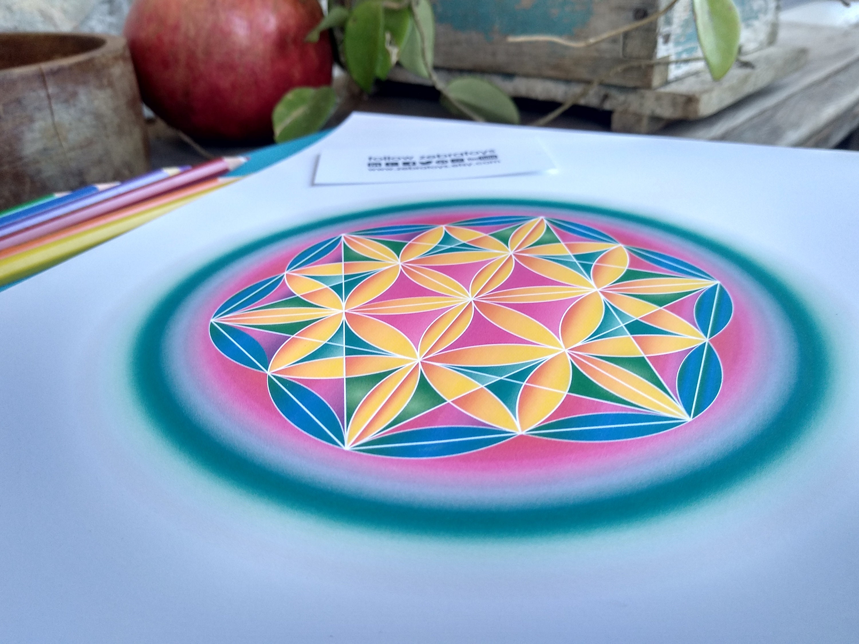 Sacred Geometry Soul Art Poster Print-ancient Symbols-secret Elements ...