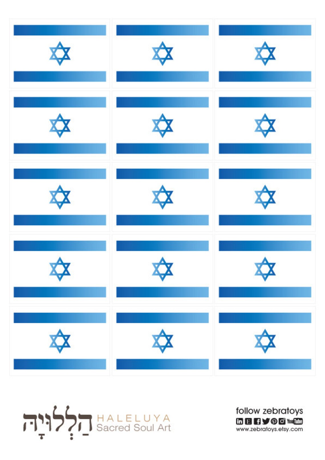 Small Flags of Israel Images to Print-image-photo-template-pdf ...