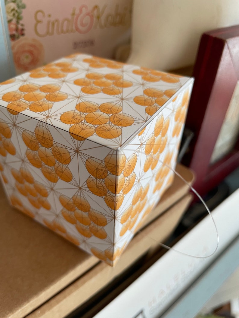Hexahedron 3D Cube Papercraft Template-honey-pdf-platonic Solids ...