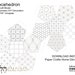 Dodecahedron 3D Papercraft Model Coloring Template-home Décor Ideas ...