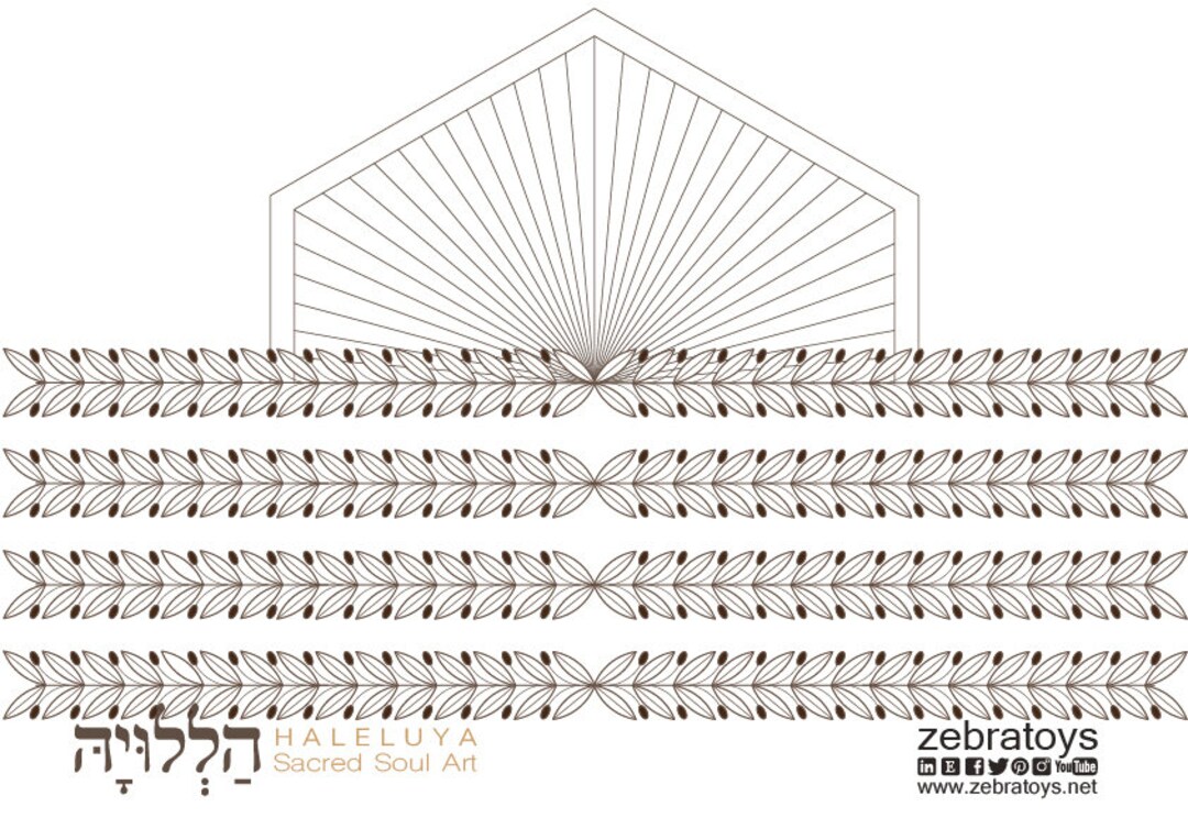Queen Esther Royal Crown-sacred Geometry Glow-majestic Paper Coloring ...
