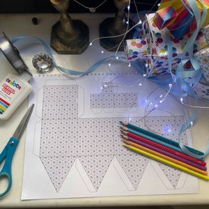 Hanukkah Dreidel-3d Paper Craft Template-geometric-model-holiday Party ...