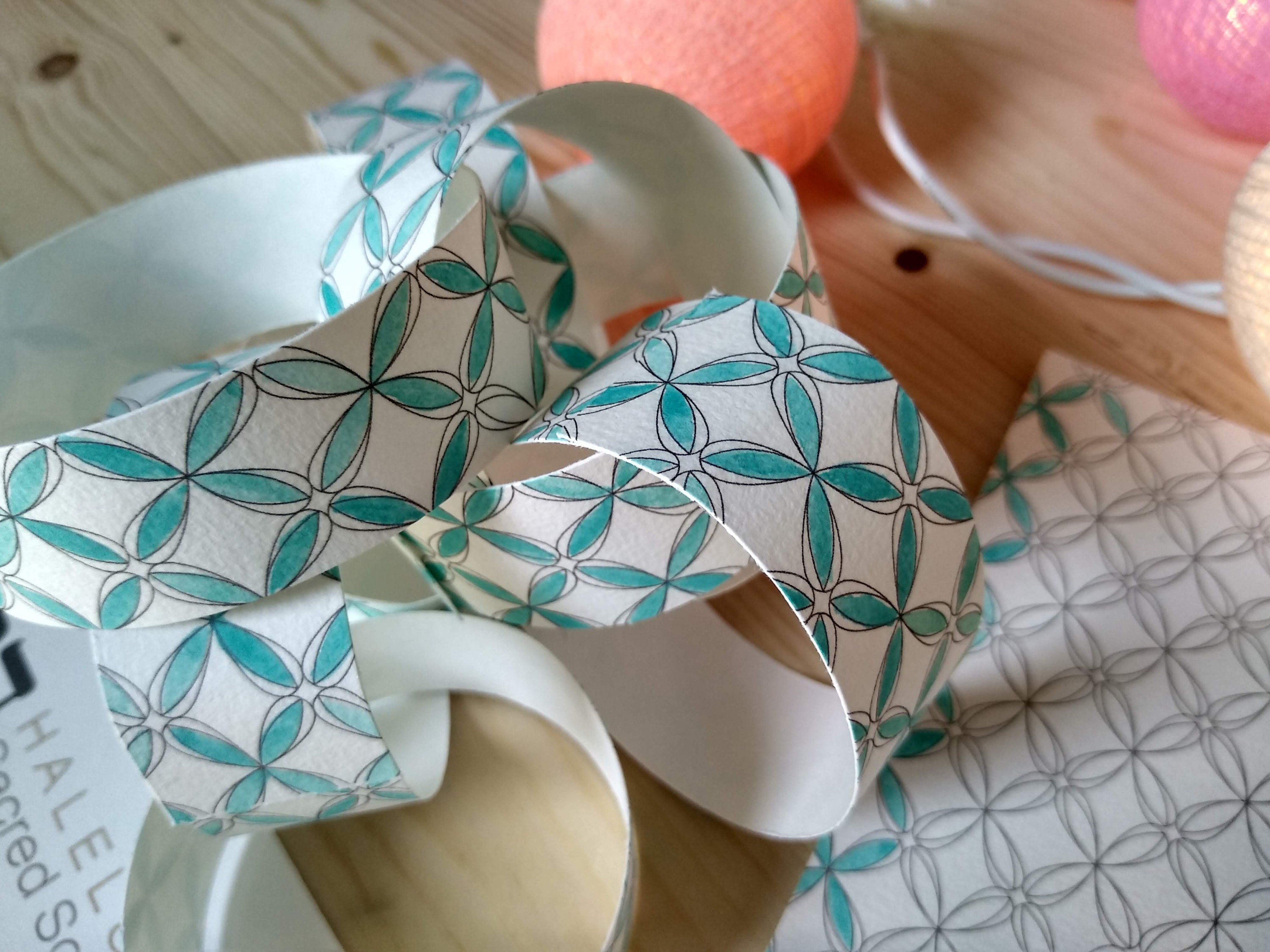 Paper Chains Sukkah Decorations-sukkot Holiday Crafts-flower - Etsy