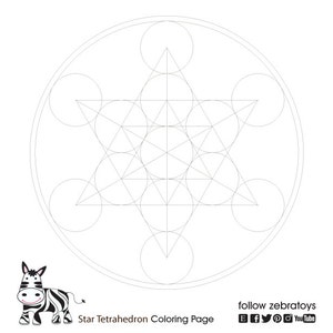 Sacred Geometry Symbols Coloring Book-spiritual Esoteric Elements for ...