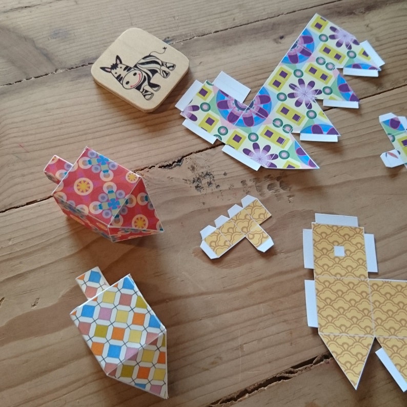 Tiny Dreidels DIY Paper Crafts Decorations-dreidels Party Garland ...