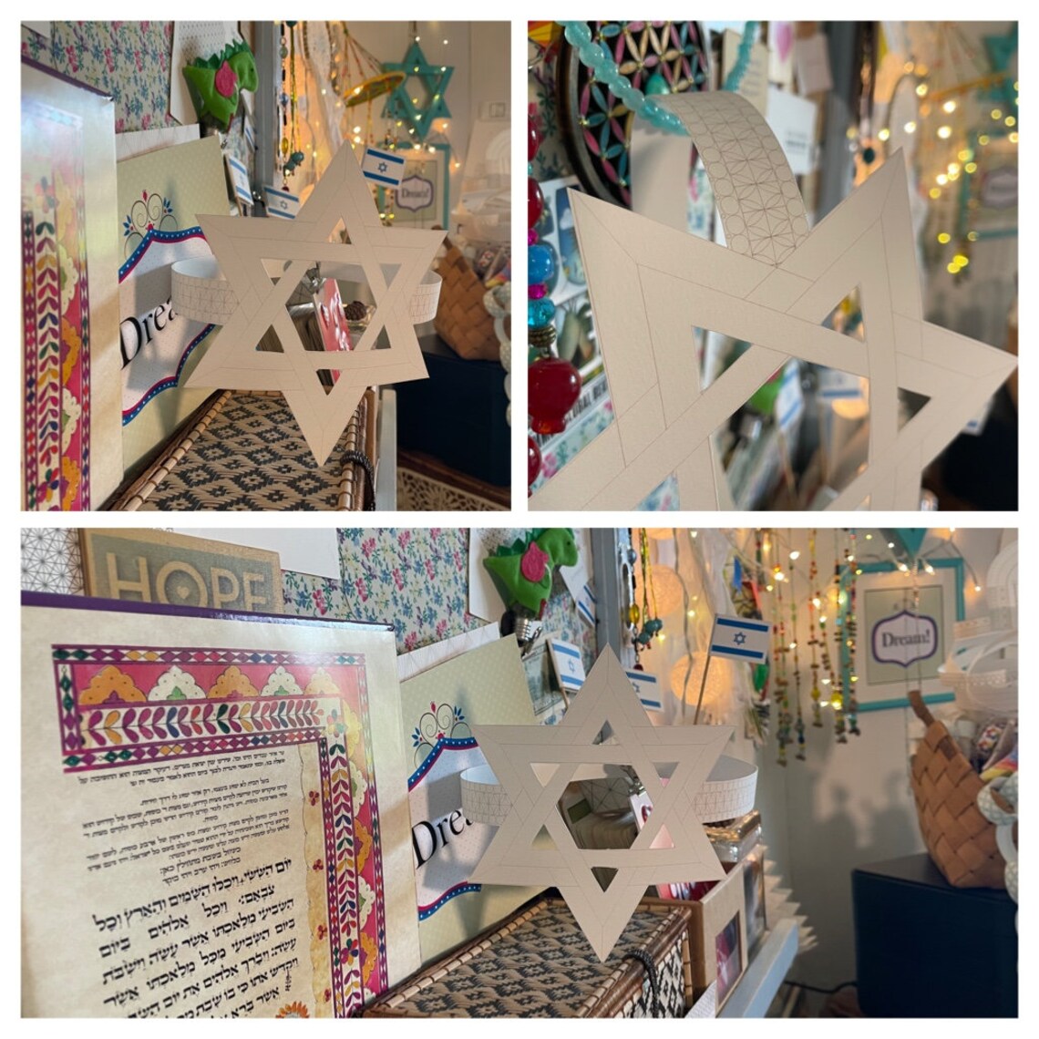 Craft Paper Star of David Crowns-printable Template-queen Esther Glow ...