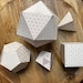 Platonic Solids Set Paper Craft PDF Templates-package of 5 Home Décor ...