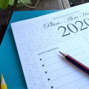 Plan. Aim High Journaling Page-printable Writing Journal Template ...