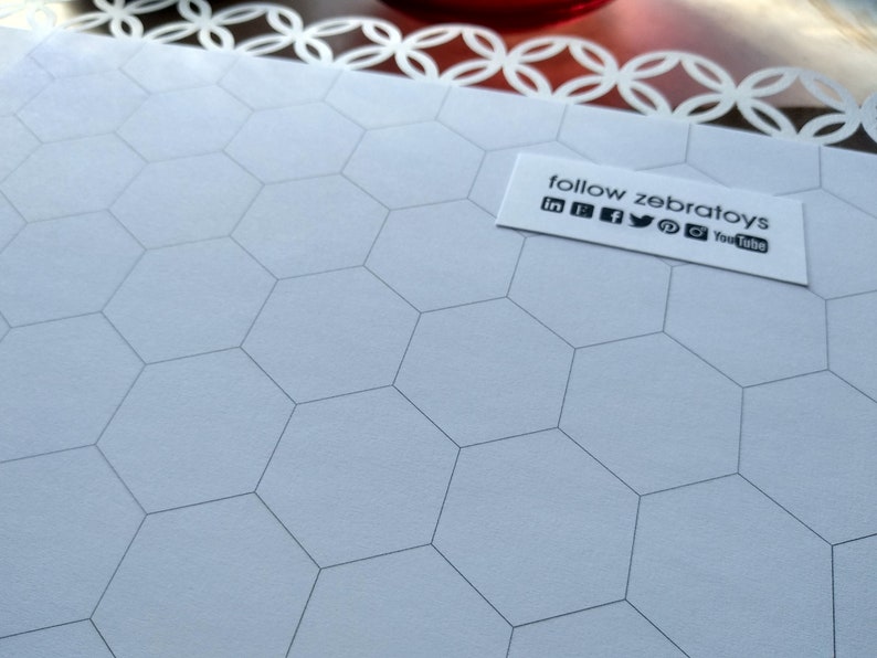 Large Hexagons Pattern Coloring Page-color Geometric Shapes Patterned ...