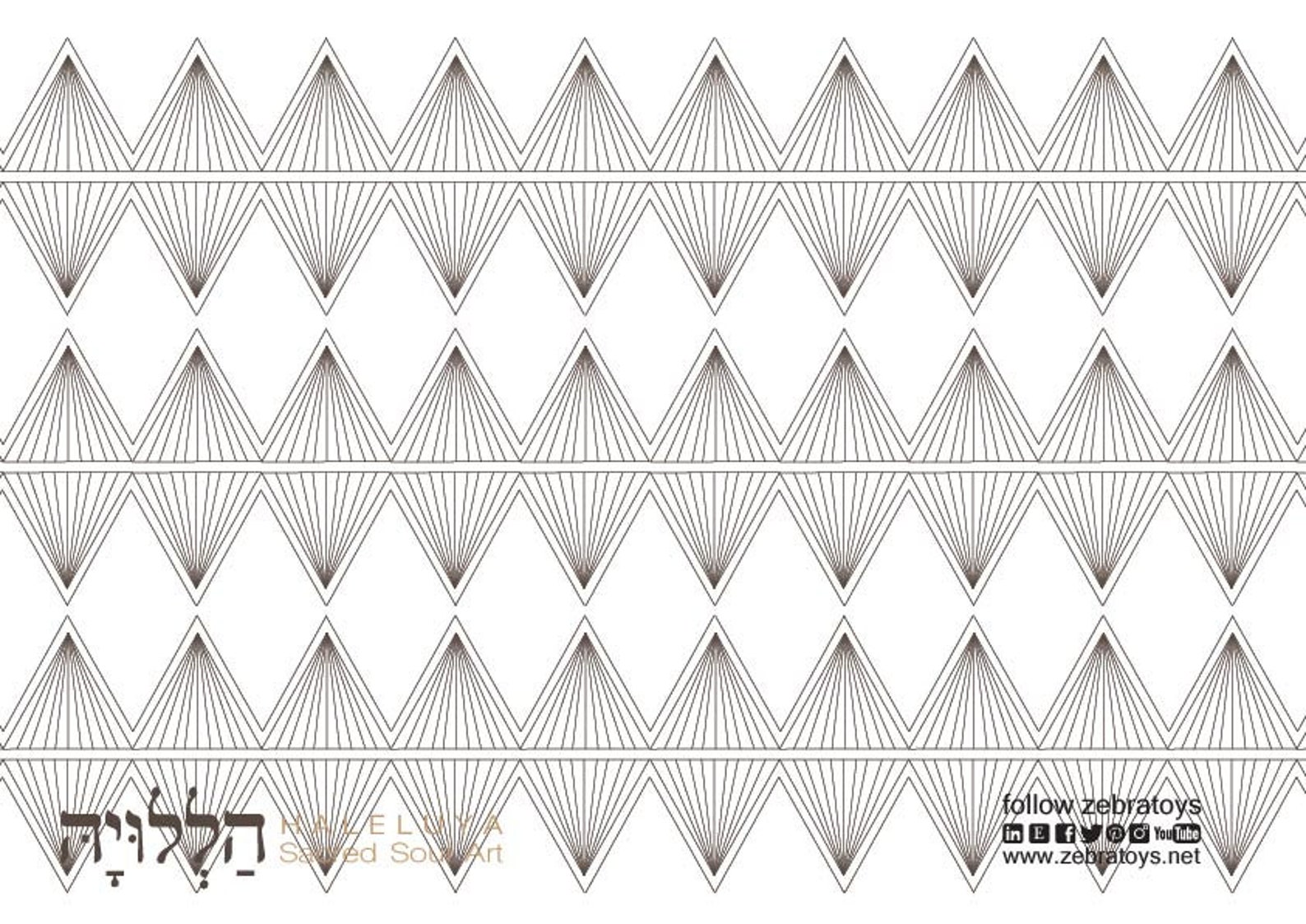 Craft Paper Crowns-template-triangles Geometry Glow-royal Majestic ...