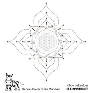 Flower of Life Coloring Book_sacred Geometry Mandalas-spiritual ...