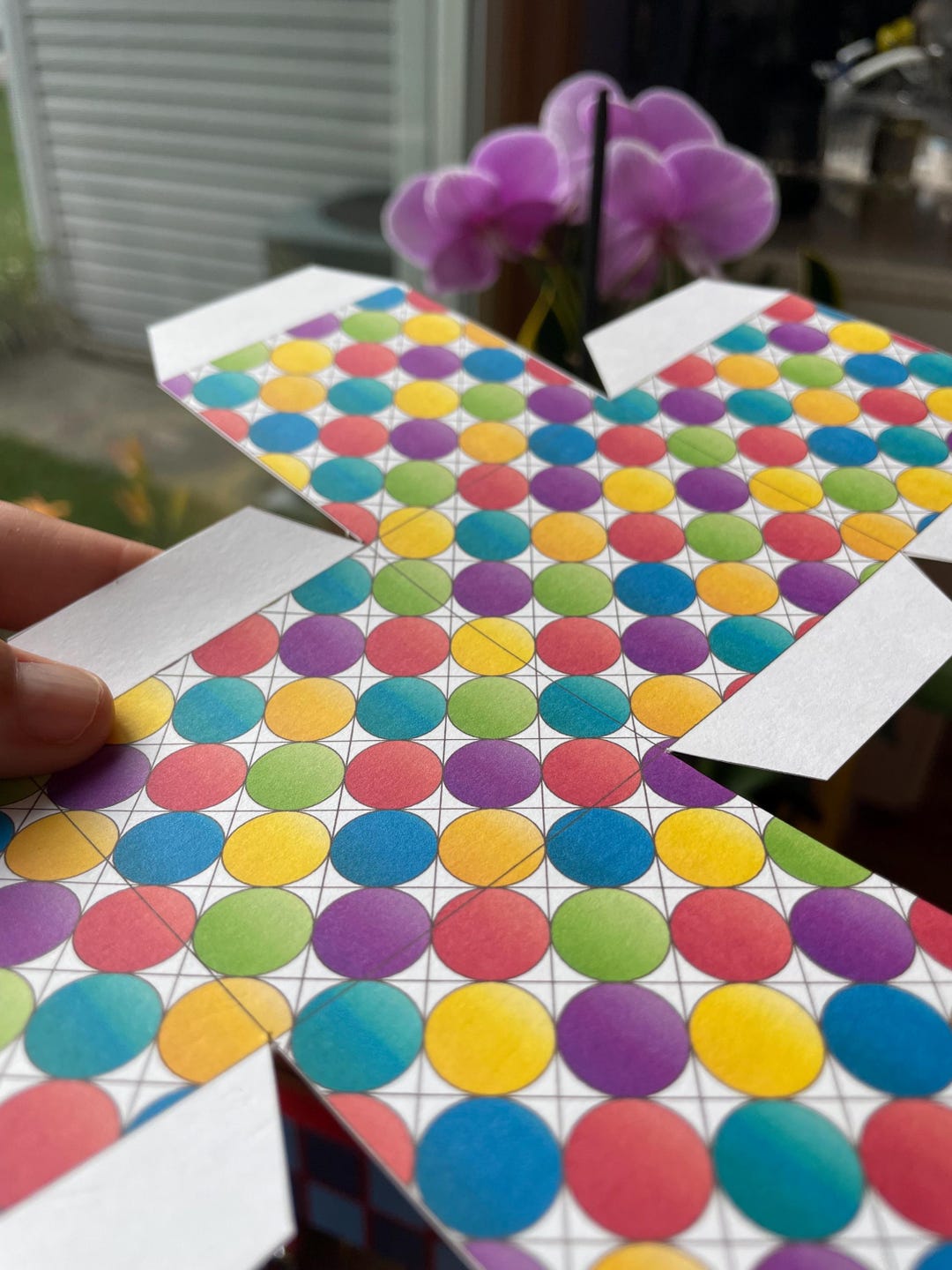 3D Cube Papercraft Model-hexahedron-printable PDF Template-platonic ...