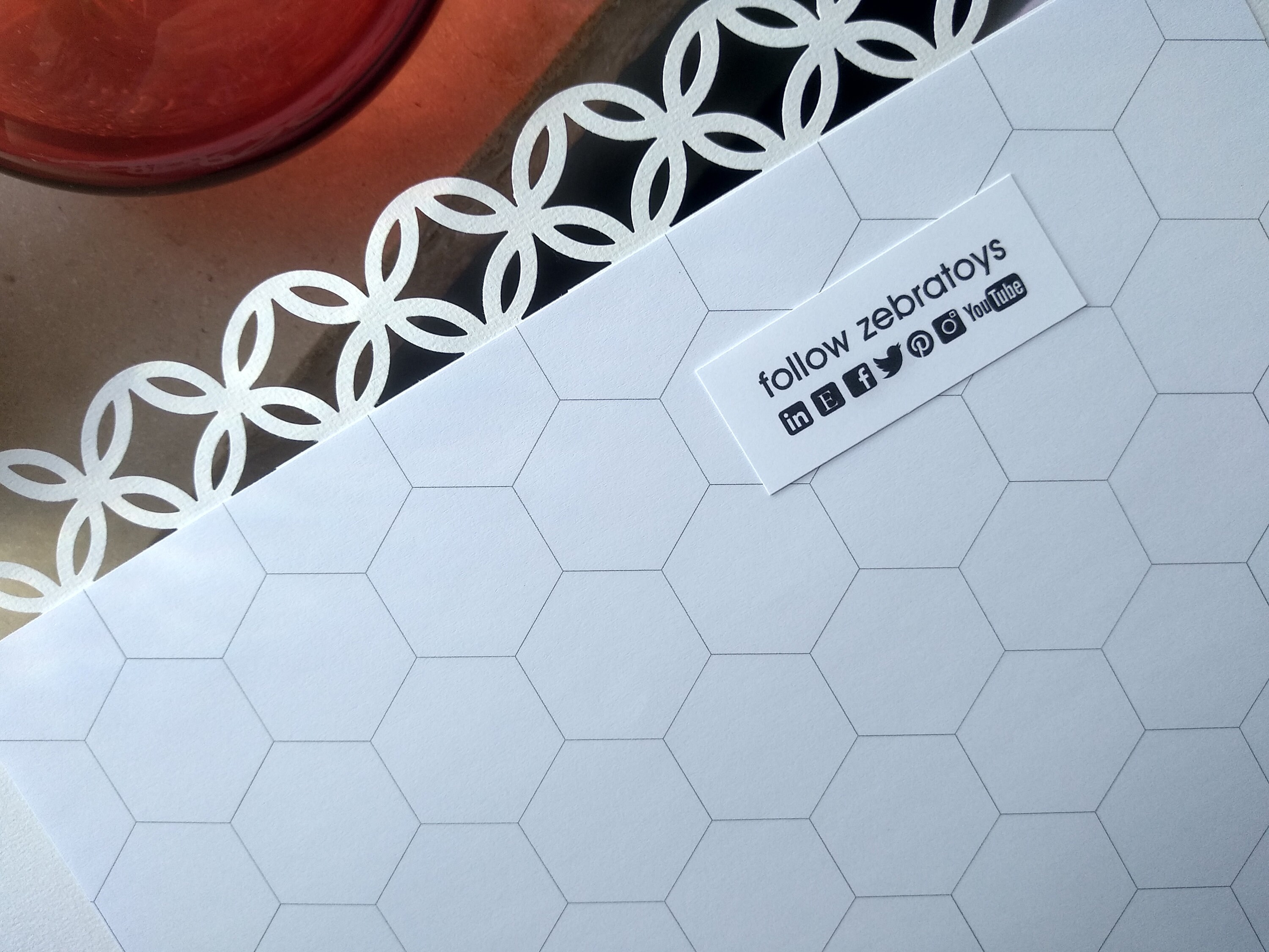 Large Hexagons Pattern Coloring Page-color Geometric Shapes Patterned ...