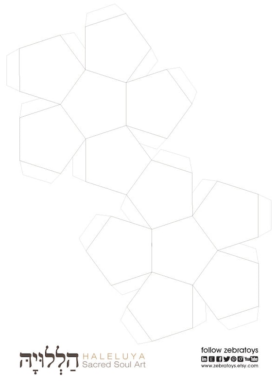 Dodecahedron Template Printable