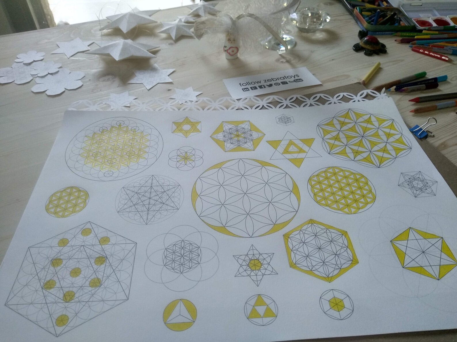 Sacred Geometry Soul Art Poster-ancient Symbols-secret Elements-large ...