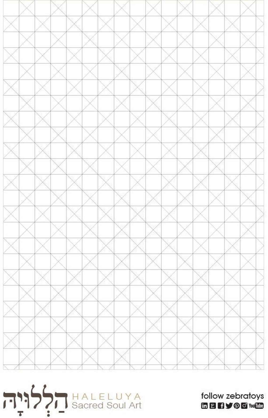 Diagonal Squares Blank Grid Sheet Seamless Patterns-color Geometric ...