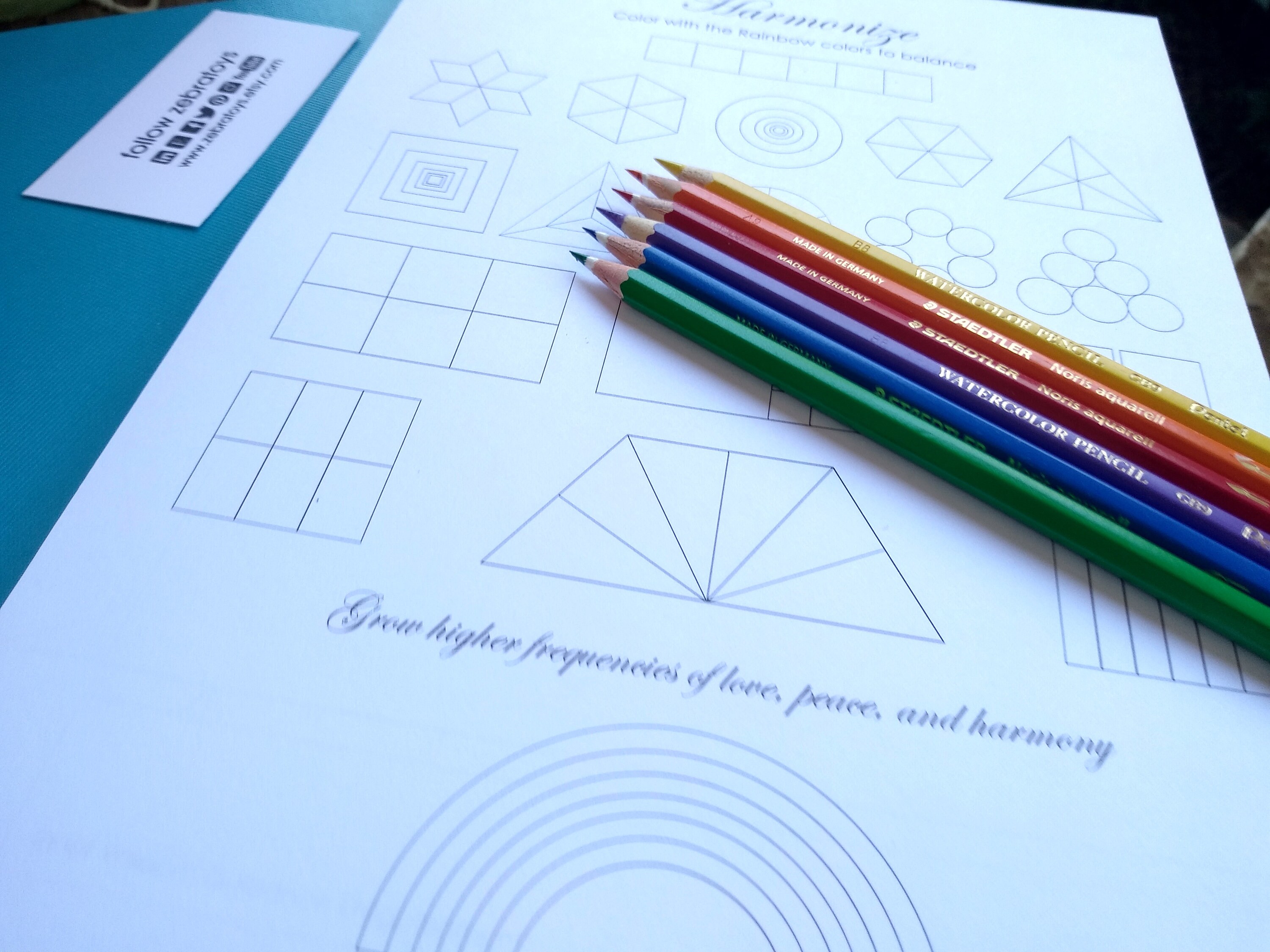 Print Rainbow Color Charts Templates to Harmonize-blank Add Rainbow ...