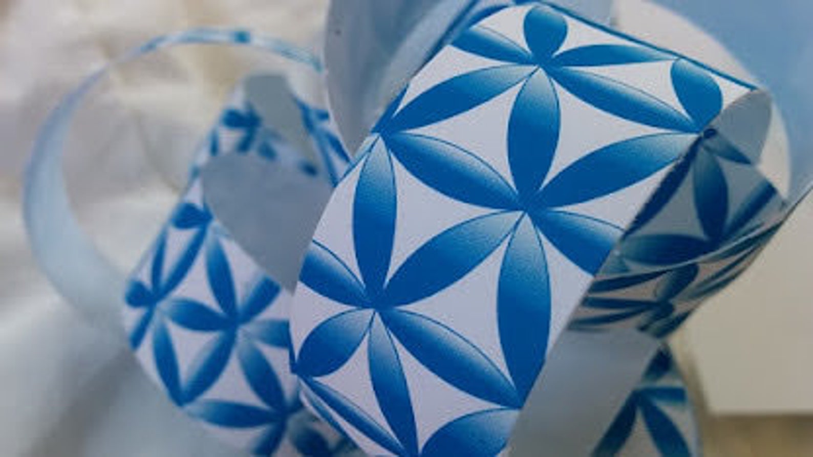 Sukkot Paper Chains Templates Set of 3-sukkah Decorations-flower of ...